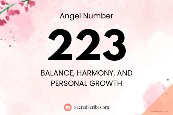 Meaning of Angel Number 223 Explained by Joanne – Sacred Scribes